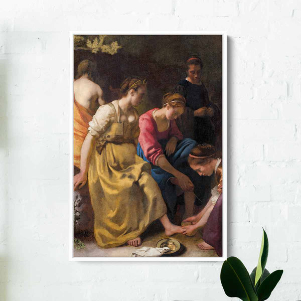 Alcott Hill® Bethzi Brown Diana And Her Companions Wall Art Canvas 4987 On Canvas by Johannes ...